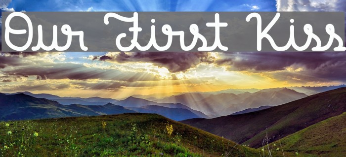 Our First Kiss Font - FFonts.net