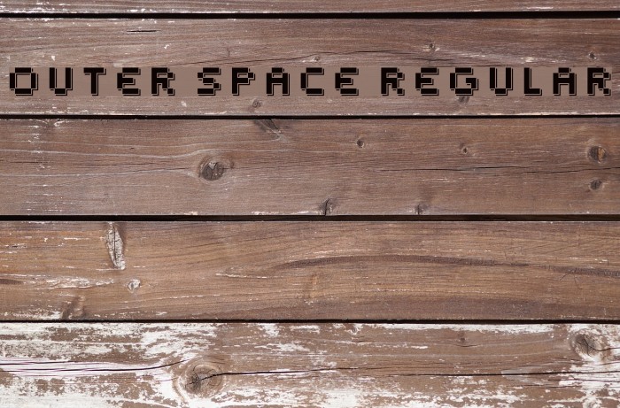 Outer Space Regular Font - FFonts.net