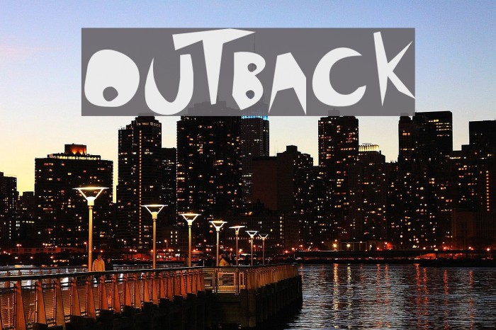 outback Font - FFonts.net
