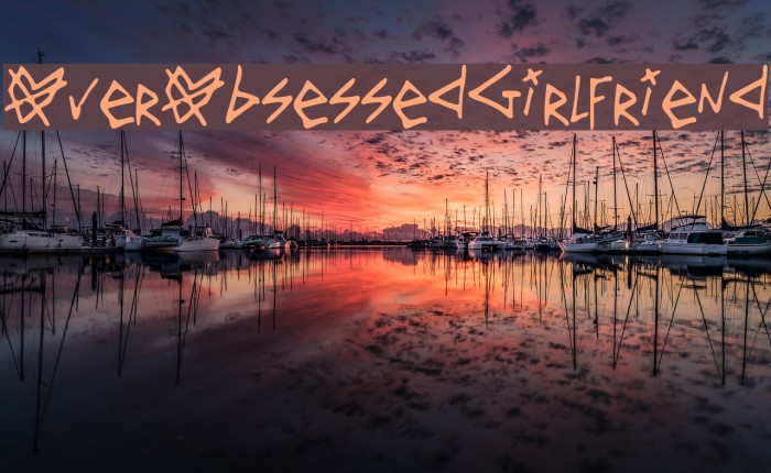 OverObsessedGirlfriend Font - FFonts.net