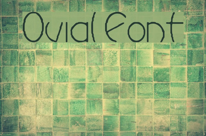 Ovial Font - FFonts.net