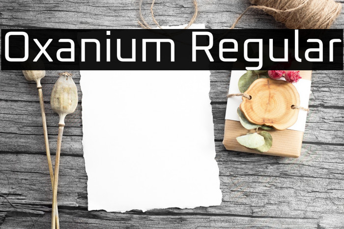 Oxanium Regular Font - FFonts.net