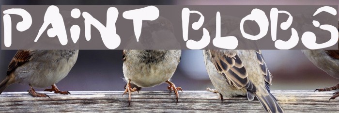 Paint Blobs Font - FFonts.net