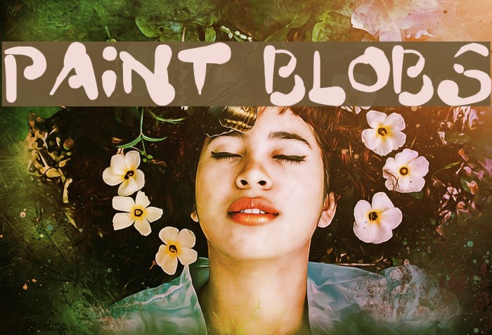 Paint Blobs Font - FFonts.net