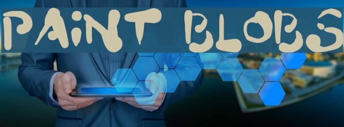Paint Blobs Font - FFonts.net