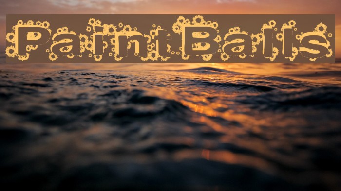 PaintBalls Font - FFonts.net