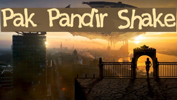 Pak Pandir Shake Font - FFonts.net