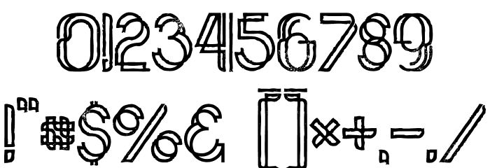 Palma Bold Grunge Font - FFonts.net