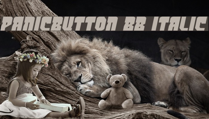 PanicButton BB Italic Font - FFonts.net