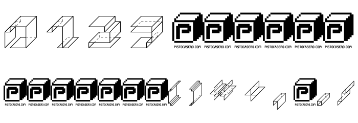 PaperCube-Cube Font - FFonts.net