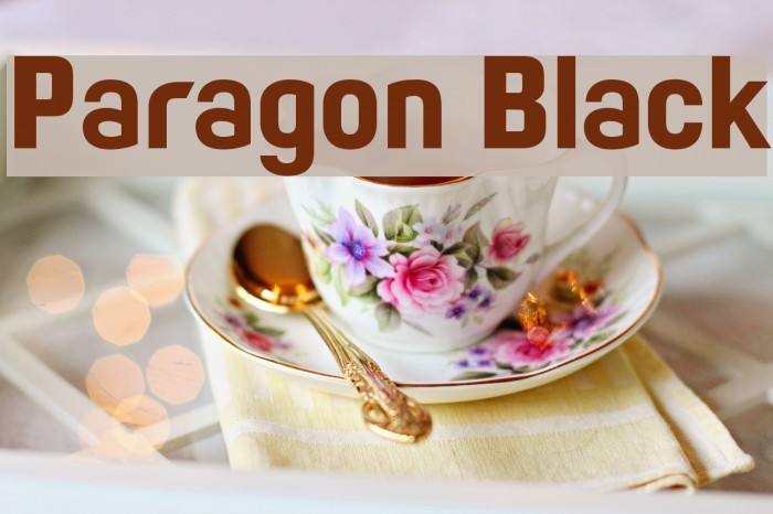 Paragon Black Font - FFonts.net