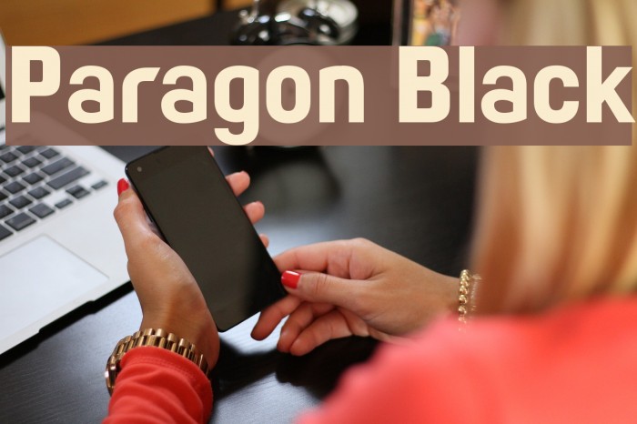 Paragon Black Font - FFonts.net