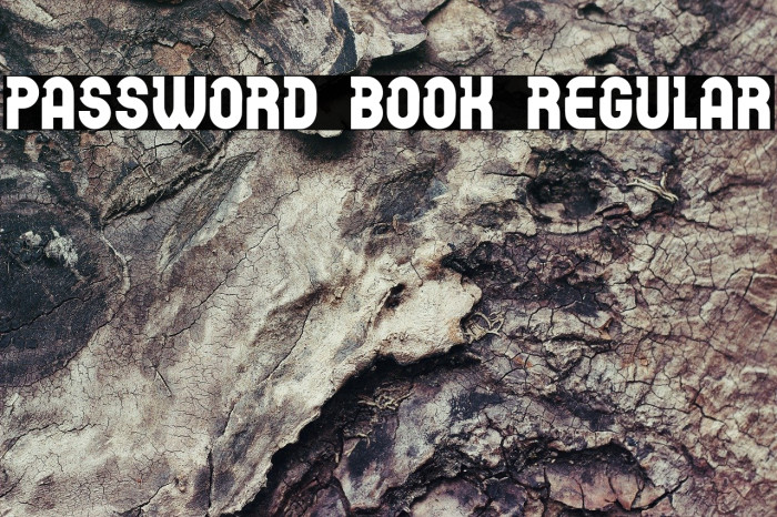 Password Book Regular Font - FFonts.net