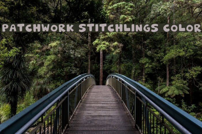 Patchwork Stitchlings Color Font - FFonts.net