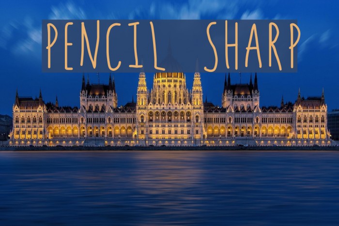 PENCIL SHARP Font - FFonts.net