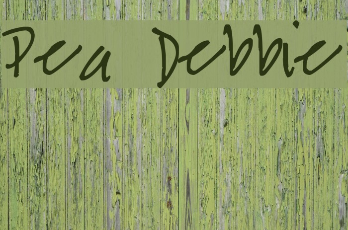 Pea Debbie Font - FFonts.net