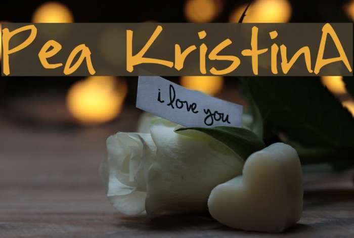 Pea KristinA Font - FFonts.net