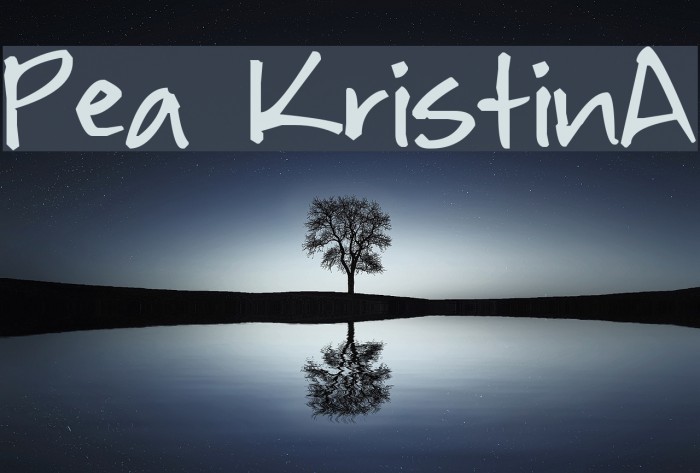 Pea KristinA Font - FFonts.net