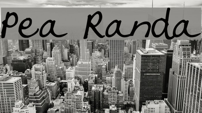 Pea Randa Font - FFonts.net