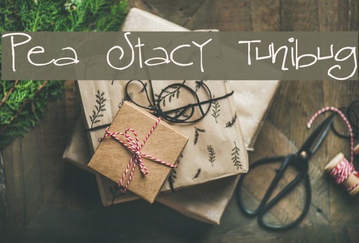 Pea Stacy Tunibug Font - FFonts.net