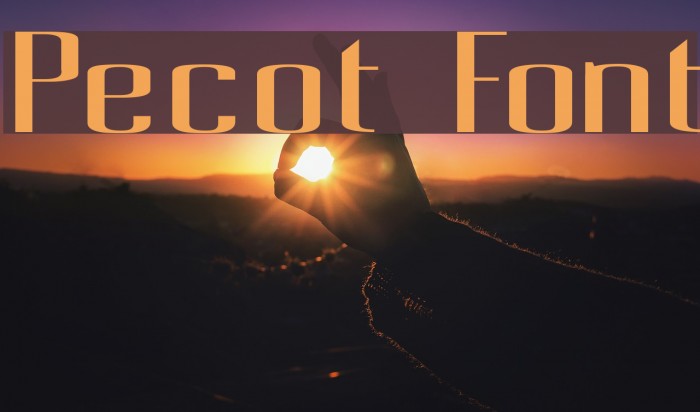 Pecot Font - FFonts.net