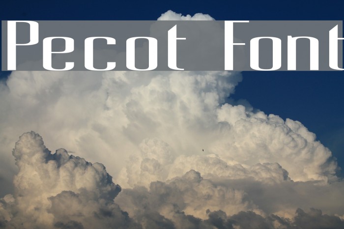 Pecot Font - FFonts.net