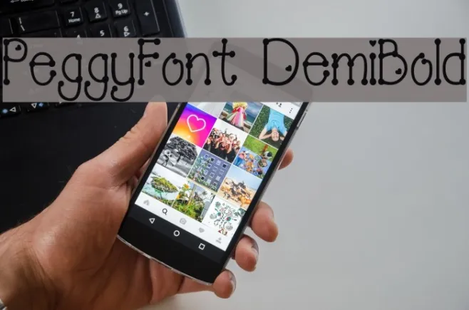 PeggyFont DemiBold Font | Free Download (TTF/OTF) | FFonts.n