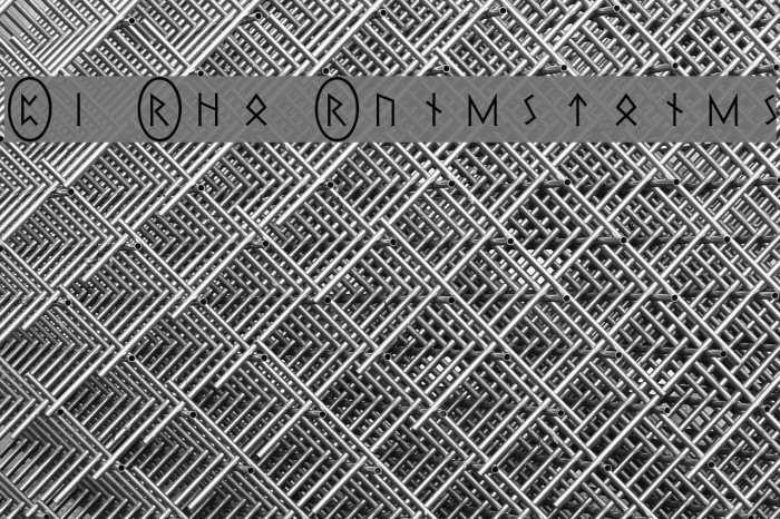 Pi Rho Runestones Font - FFonts.net