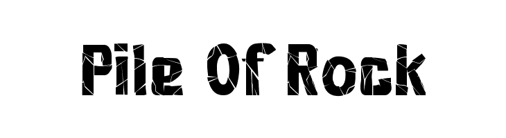 Pile Of Rock Font - FFonts.net Pile Of Rock Font - FFonts.net