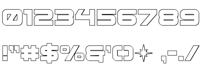 Pilot Command Outline Font - FFonts.net