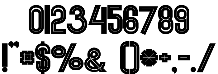 Pineapple Bold Inline Font - FFonts.net