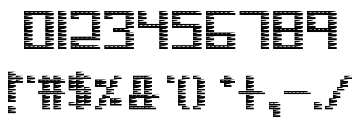 Pinstripe Bitmap Regular Font - FFonts.net