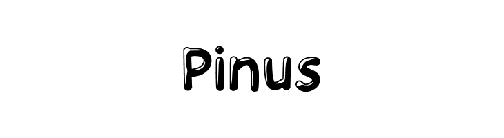 Pinus Font