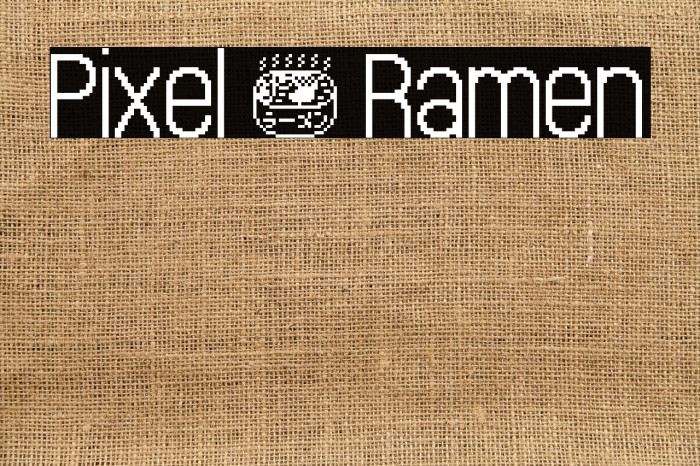 Pixel - Ramen Font - FFonts.net