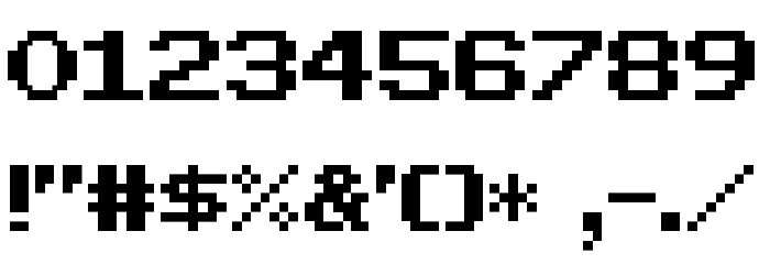 Pixel Sans Serif Regular Font - FFonts.net