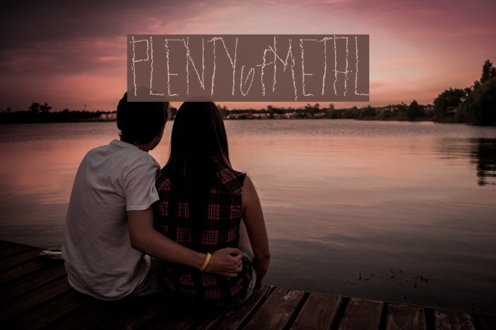 PLENTYofMETAL Font - FFonts.net