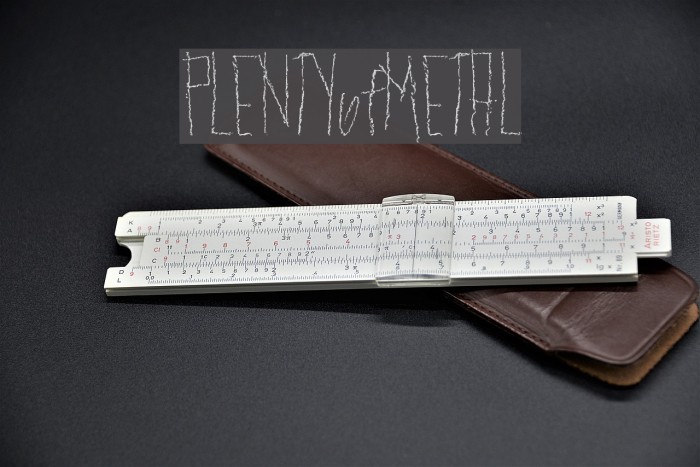 PLENTYofMETAL Font - FFonts.net