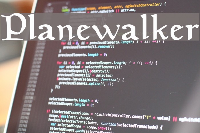 Planewalker Font - FFonts.net