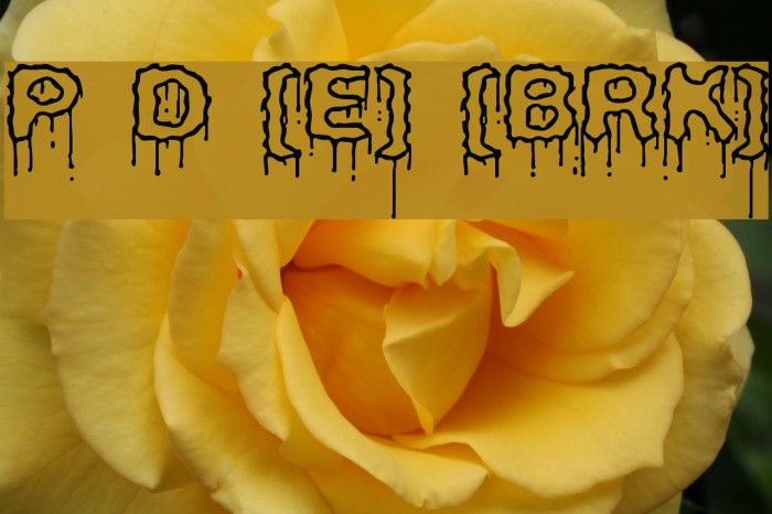 Plasma Drip [Empty] [BRK] Font - FFonts.net