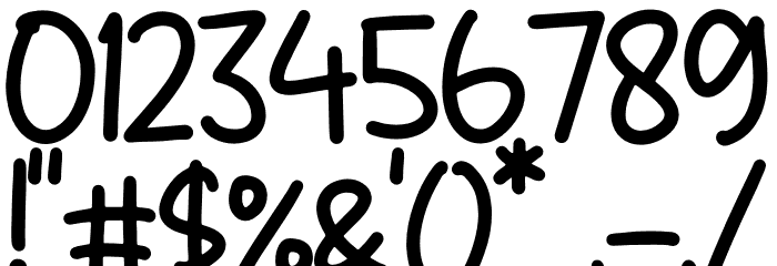 Pluiter Lighties Font - FFonts.net