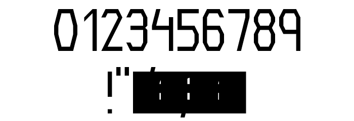 Plutonium NBP Font - FFonts.net