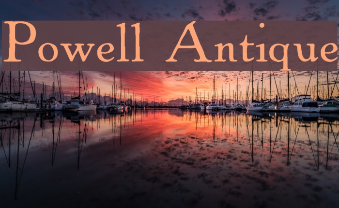 Powell Antique Font - FFonts.net