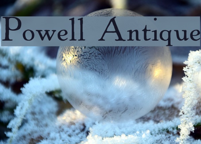 Powell Antique Font - FFonts.net