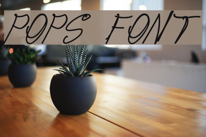 pops Font - FFonts.net