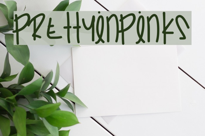 PrettyInPinks Font - FFonts.net