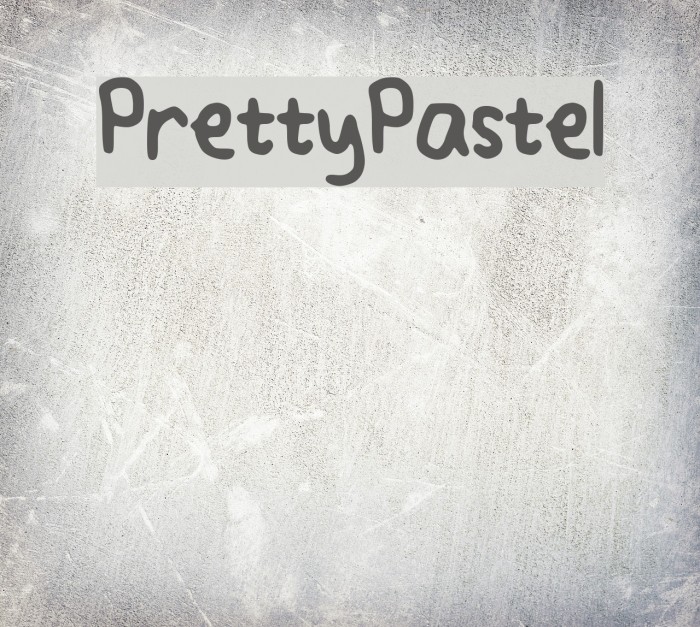 Pretty_Pastel Font - FFonts.net