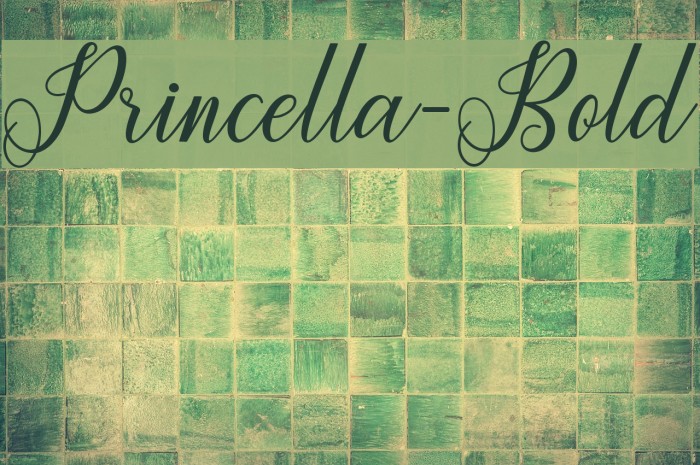Princella-Bold Font - FFonts.net