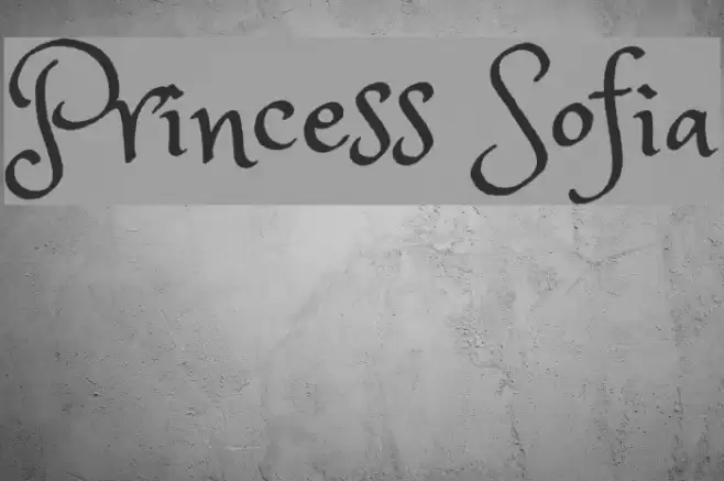 Princess Sofia Font | Details & Characters — FFonts.net