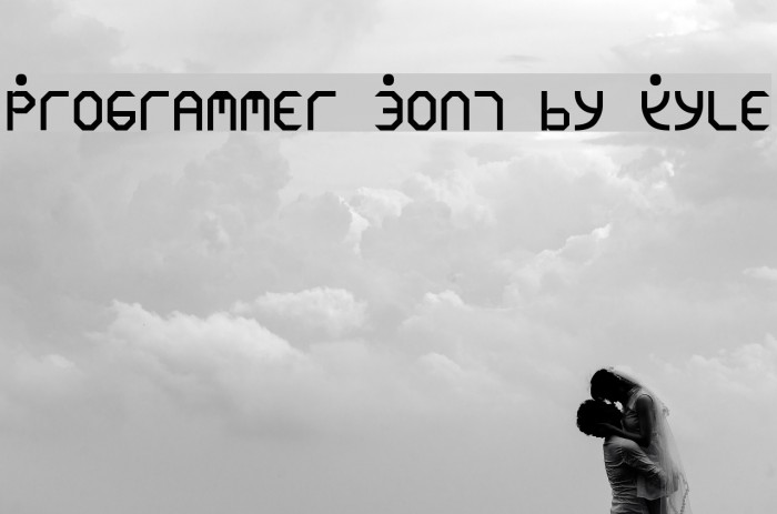 Programmer Font by Kyle Font - FFonts.net