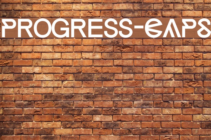 Progress-CAPS Font - FFonts.net
